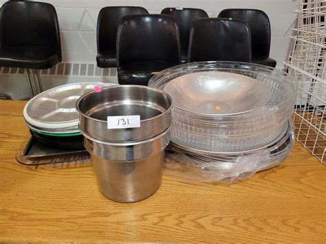 Assorted Food Serving Containers Res Auction Services