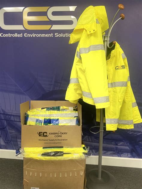 We Recently Received Our New Order Of 30 Ces Jackets To Add To Our Current Ppe For Winter Thank