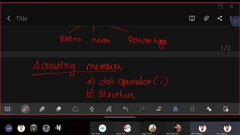 C Programming Structure Accessing Members Of Structure Array Of Structure Youtube