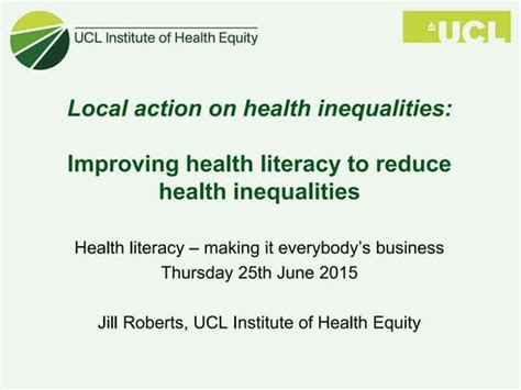 Place Based Approaches For Reducing Health Inequalities Ppt
