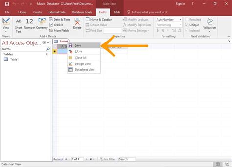 effortlessly master creating tables in datasheet view
