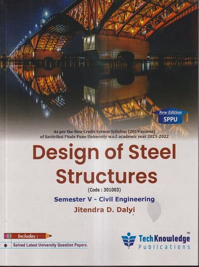 Design Of Steel Structure Civil Engineering Sem 5 Jitendra D Dalvi