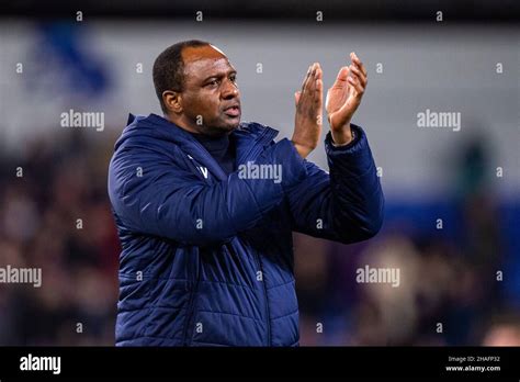 London England December 12 Manager Patrick Vieira Of Crystal Palace Looks On During The