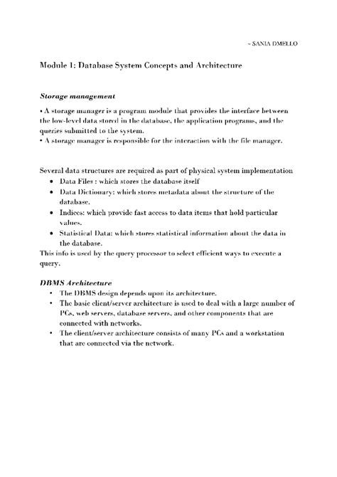 DBMS Module 1 Introduction To Dbms Dbms Dbms Dbms Studocu