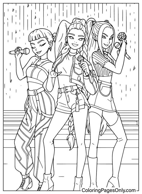 40 Kpop Demon Hunters Coloring Pages Free Printable Pdf And Online