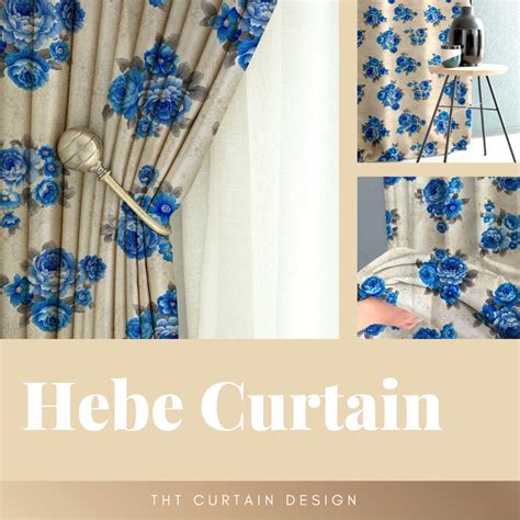 New Arrival Hebe Curtain Langsir Bercorak Untuk Rumah Siap Jahit Langsir Langsir Raya Curtain