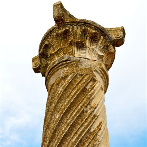 Old Column In The Africa Sky History And Nature Photo Background And Picture For Free Download