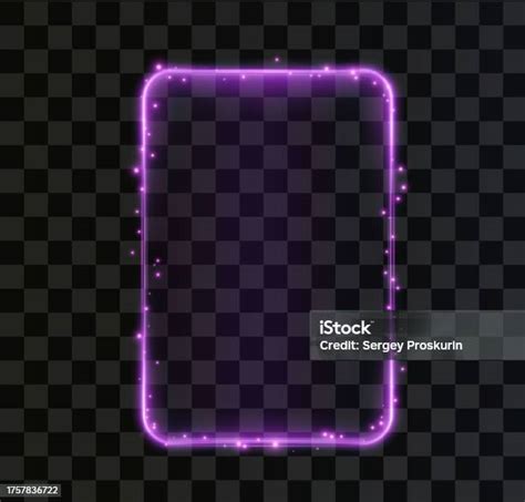 미래 지향적인 Hud 라이트 핑크 프레임 파우더 사이즈 먼지를 모았습니다 기술적 배경 밝은 유리 분홍색 프레임 사각형 타원형 직사각형 원 Hud 를 클릭합니다 벡터 일러스트