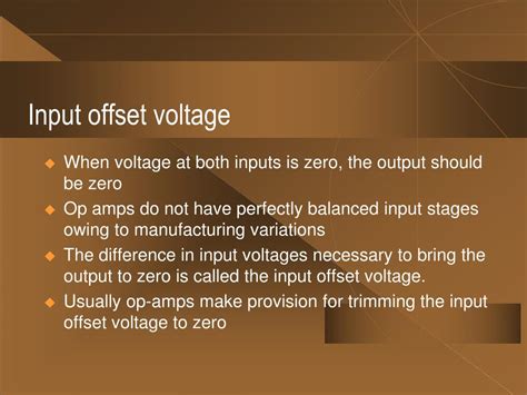 Ppt Operational Amplifier Characterization Powerpoint Presentation Free Download Id4747988