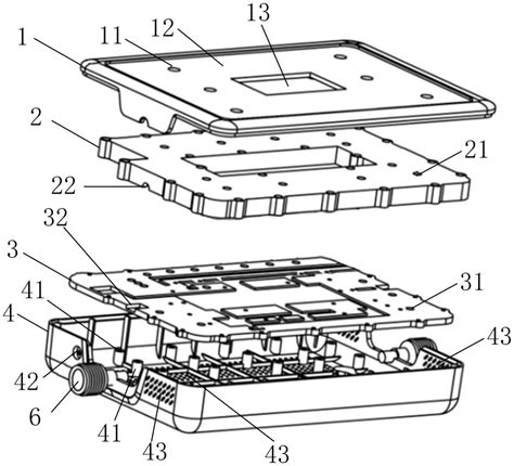 一种小功率多频信号放大器外壳及信号放大器的制作方法