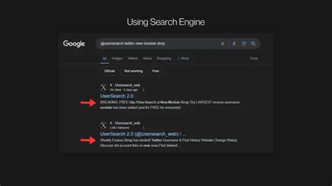 how to search tweets from a specific user usersearch