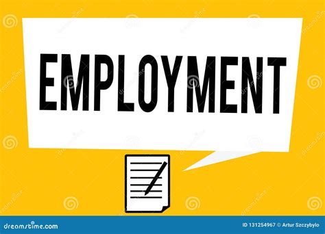 Handwriting Text Writing Employment Concept Meaning State Of Having