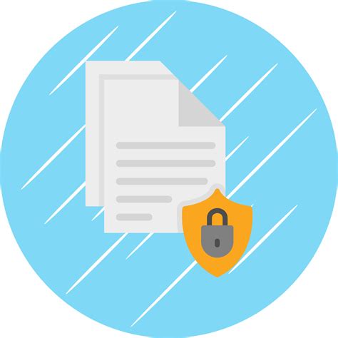 Document Security Vector Icon Design 21297757 Vector Art At Vecteezy