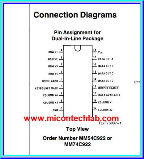 1x mm74c922n keypad 4x4 matrix key switch 16 key encoder module