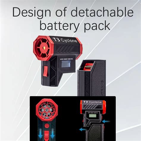 Apisqueen T3 사이클론 터빈 팬 138000rpm 4단계 풍속 조절 가능 휴대용 집진기 Led 조명 이동식 배터리 Underwater Thruster