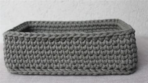 Beautiful Crochet Rectangular Basket For Your Home Yarns Patterns