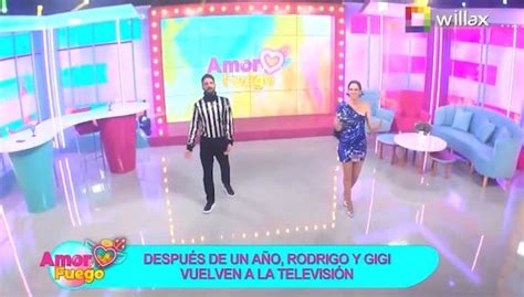 Rodrigo González ‘peluchín Y Gigi Mitre Regresaron Con “amor Y Fuego