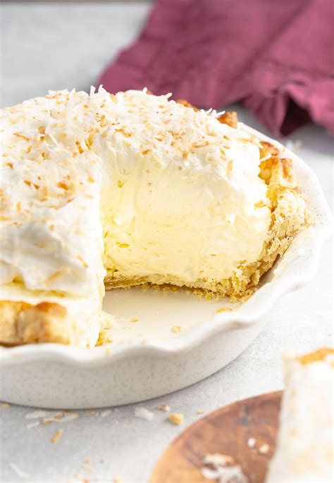 No Bake Coconut Cream Pie Oh Sweet Basil