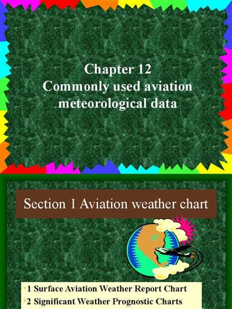 Aviation Weather Chart Pdf