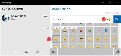 Messaging App Send Sms Text Message On Windows 10 Pc Tutorials