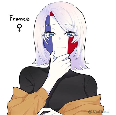 Female France Countryhumans