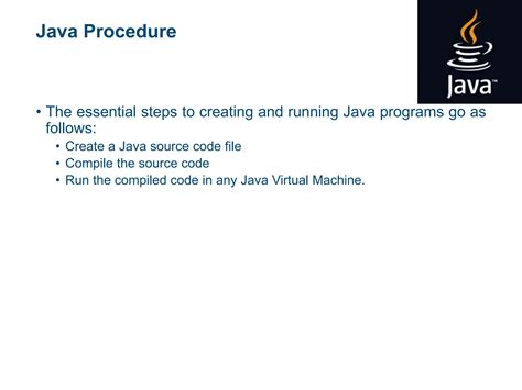 OOP Lecture02 Introduction To Java Pptx