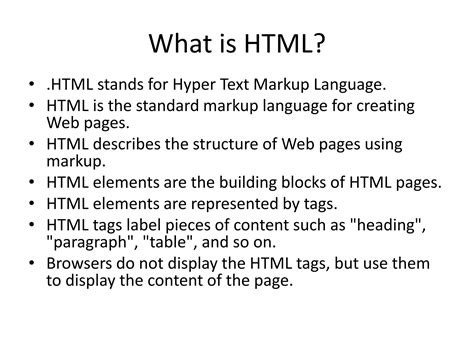 Web Development Using Html And Wordpress Pptx