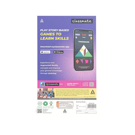 Classmate Exercise Book 172 Pages Size 272 X 167cm Pack Of 12