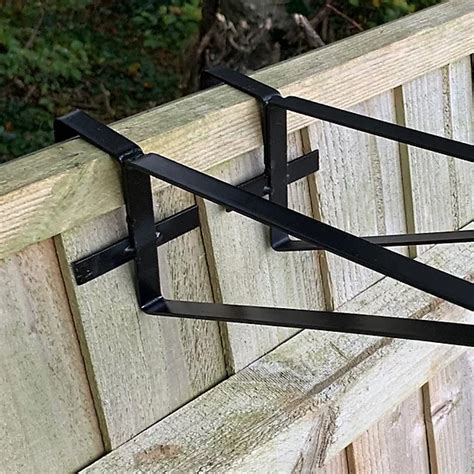 Hanging Basket Brackets For Wooden Fence Panels Set Of 4