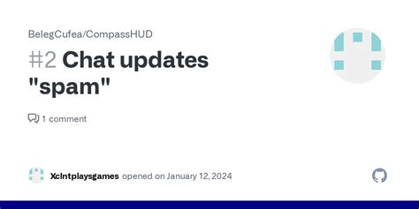 Chat Updates Spam · Issue 2 · Belegcufeacompasshud · Github