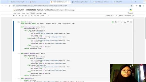 Membuat Kriptografi Menggunakan Caesar Chiper Gui Youtube