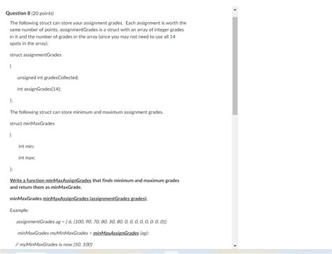 Solved Question Points The Following Struct Can Store Chegg