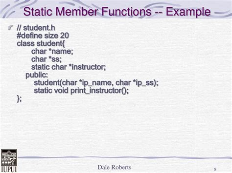 Ppt Static Data Members And Functions In C Powerpoint Presentation
