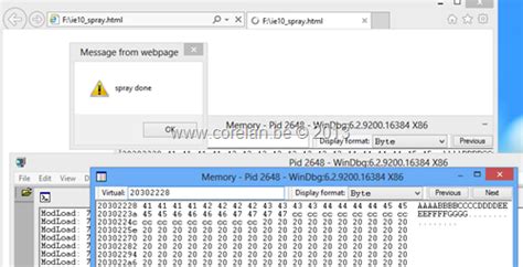 Deps Precise Heap Spray On Firefox And Ie10 Corelan Cybersecurity Researchcorelan