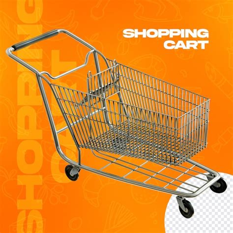 Premium Psd Shopping Cart Top Down View