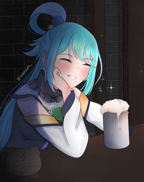 Konosuba Aqua Original Fanart R Konosuba