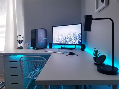 So Is RGB Still Cool Computer Desk Setup Computer Gaming Room Gaming Room Setup Pc Setup