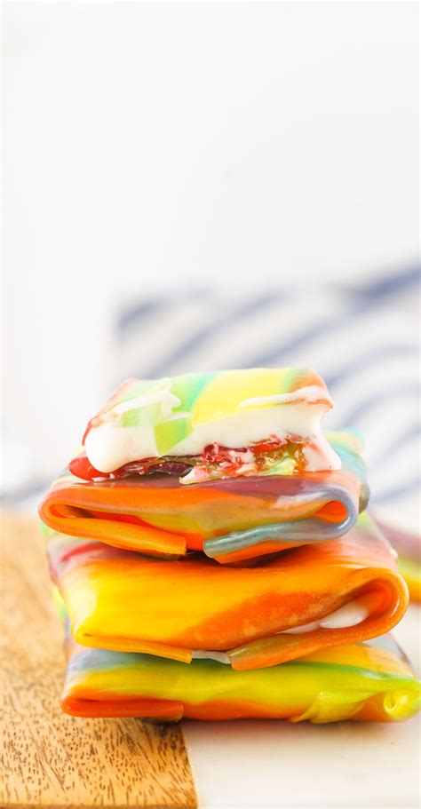 How To Make The Viral Tiktok Fruit Roll Ups Ice Cream