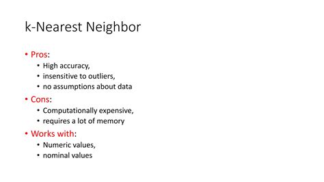 K Nearest Neighbors With Brief Explanationpptx