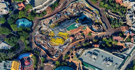 Aerial View Of Seven Dwarfs Mine Train Construction Site Photo 1 Of 1