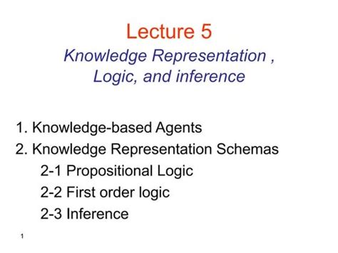 Propositional Logic In Artificial Intelligence Ppt