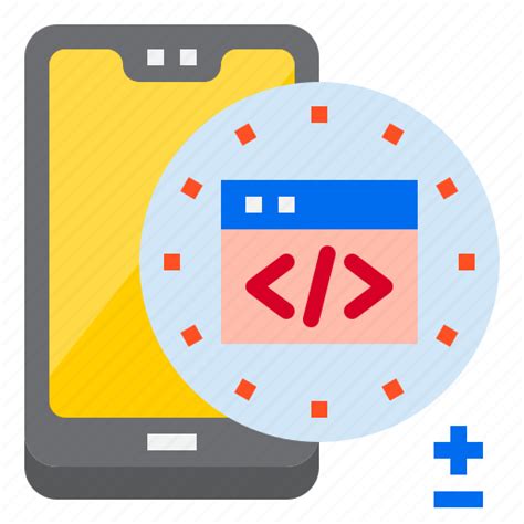 Code Coding Mobile Mobilephone Smartphone Icon Download On Iconfinder