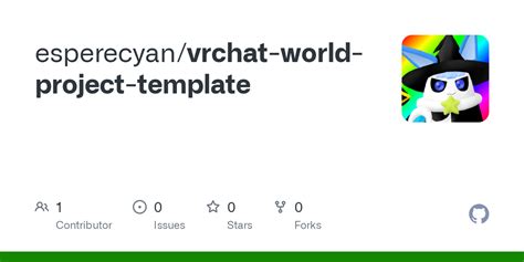 Github Esperecyanvrchat World Project Template