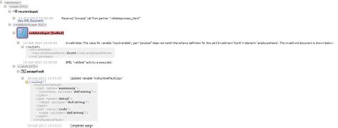 Bpel Retrieving The Validate Activity Fault Message By Eric Elzinga Paas Community Blog