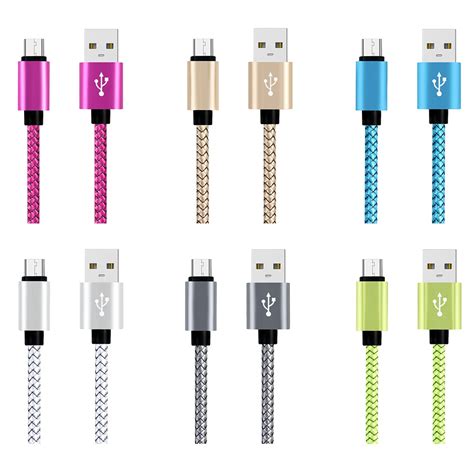 Universal Space Short Micro Usb Cable Fast Charging Wire For Android Mobile Phone Data Sync
