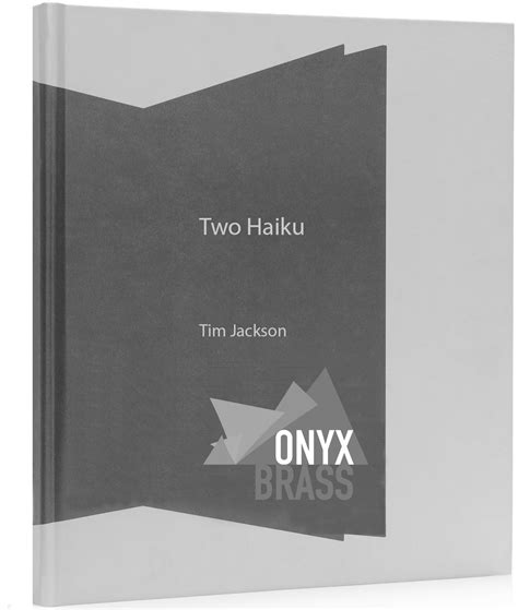 Two Haiku Download Onyx Brass Publishing