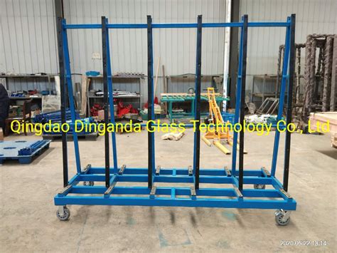 Customized Size Warehouse Racking System Glass Rack Rolling Storage Rack A Shape Rack And