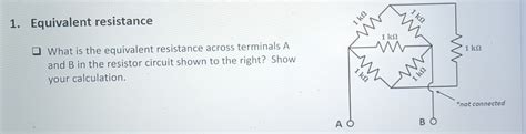 Solved Equivalent Resistancewhat Is The Equivalent
