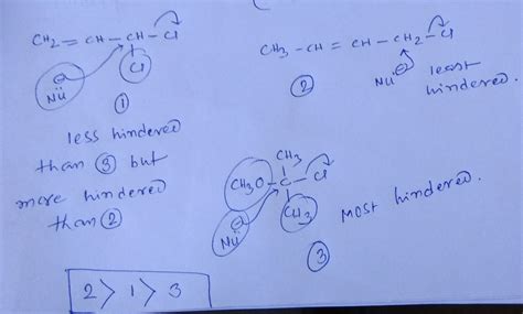 [solved] What Is The Expected Sn2 Reactivity Order Of The Following Course Hero