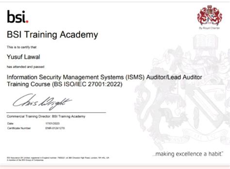 lawal yusuf on linkedin informationsecurity iso27001 cyberriskmanagement leadauditor